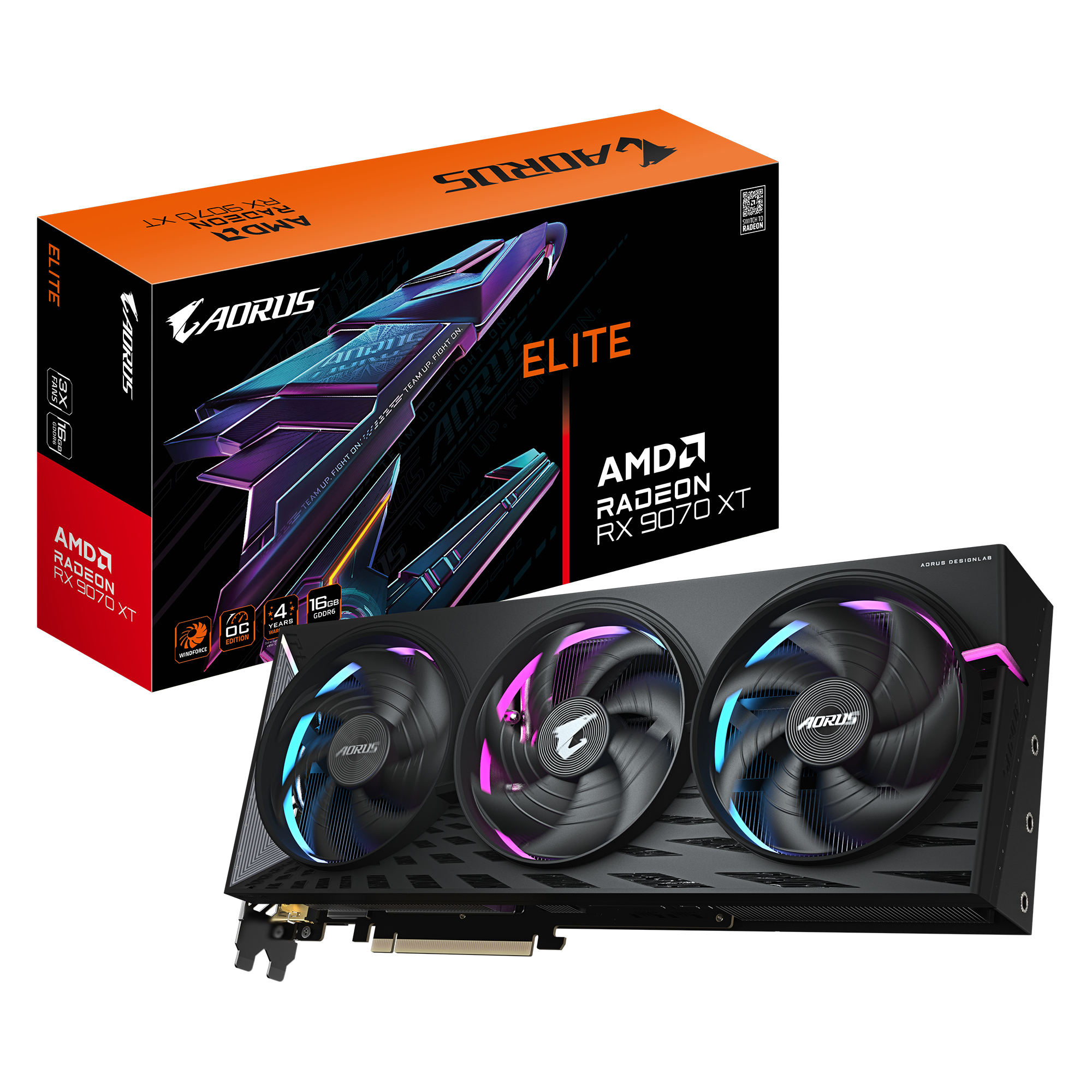 AORUS Radeon™ RX 9070 XT ELITE 16G - CDL Trading Pte Ltd